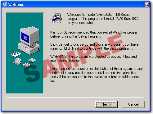 Trader Workstation (TWS) Installation Instructions